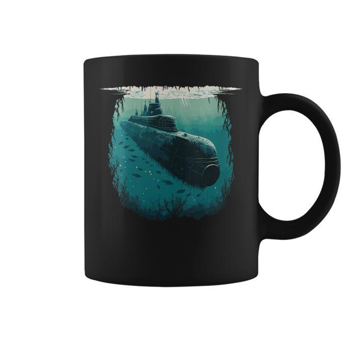Uss Henry Clay Ssbn625 Submarine American Flag Gift Coffee Mug | Mazezy