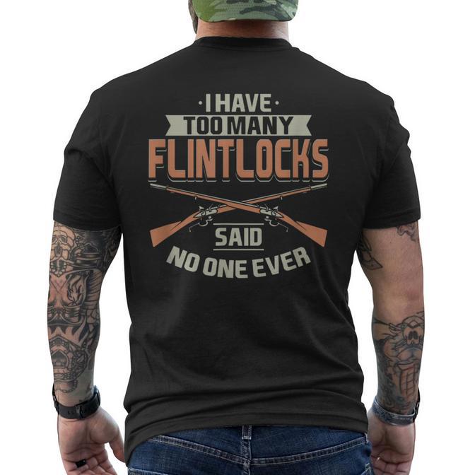 I Love One Woman And Several Guns Husband Dad Gun Back Men's Back Print ...