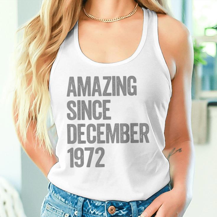 Amazing Since December 1972 Vintage 53rd Birthday Christmas Tank Top ...