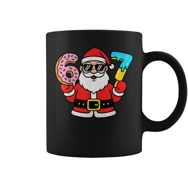 67 Meme Six Seven Santa Christmas Gen Z Alpha Meme Coffee Mug ...