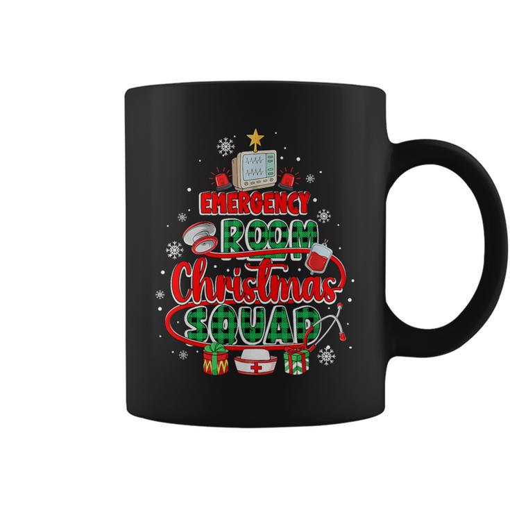 Emergency Room Christmas Squad Colorful Nurse Tool Xmas Tree Coffee Mug ...
