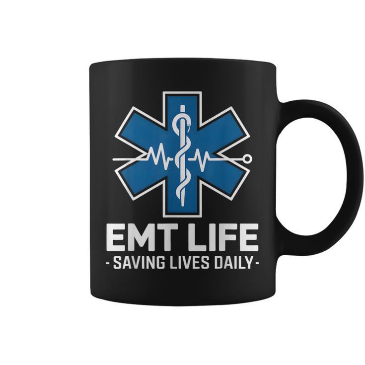 EMT Life Emergency Medical Technician Coffee Mug | Mazezy