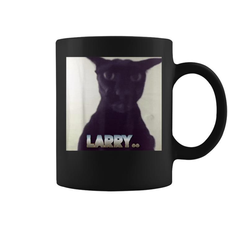 Evil Larry Meme Larry Cat Meme Cursed Memes Brainrot Memes Coffee Mug ...