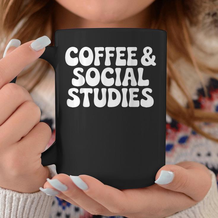 Coffee & Social Studies History Teacher Civics Instructor Coffee Mug ...