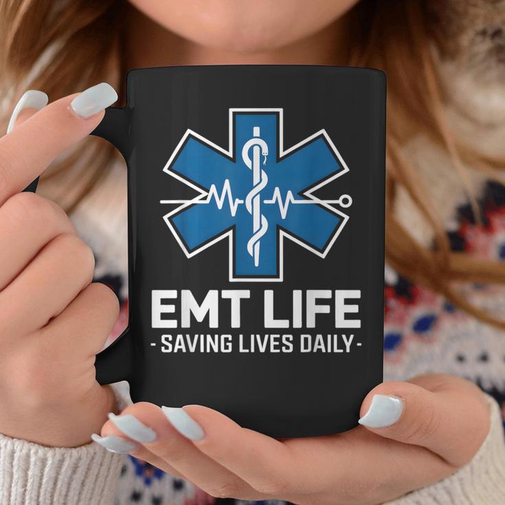EMT Life Emergency Medical Technician Coffee Mug | Mazezy