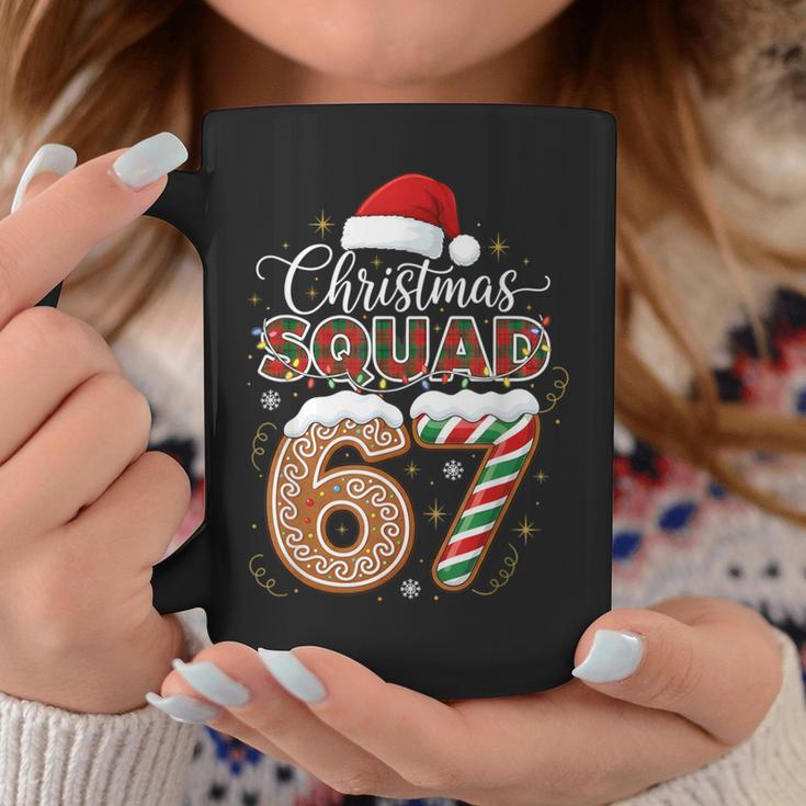 67 Six Seven Meme Brainrot 67 Christmas Squad Coffee Mug - Thegiftio UK
