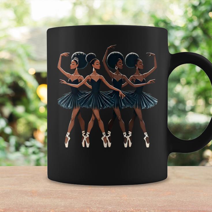 Black African American Ballerina Ballet Dance Dancing Girls Coffee Mug ...