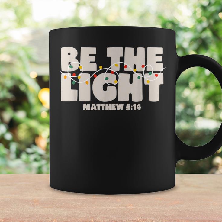 Christmas Bible Verse Be The Light Matthew 5 Coffee Mug - Seseable
