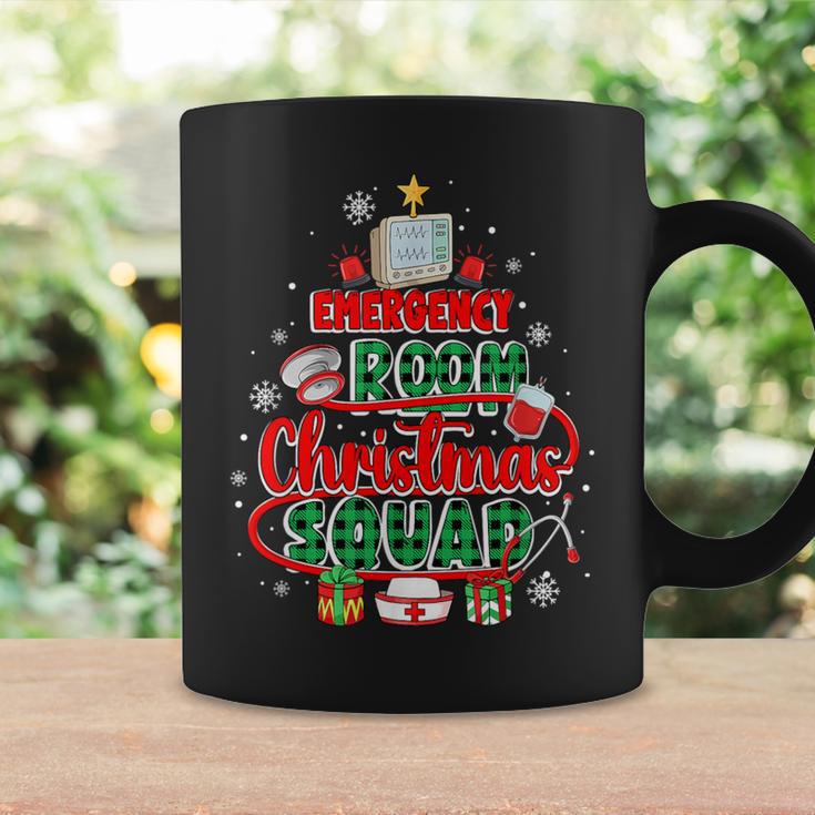 Emergency Room Christmas Squad Colorful Nurse Tool Xmas Tree Coffee Mug ...
