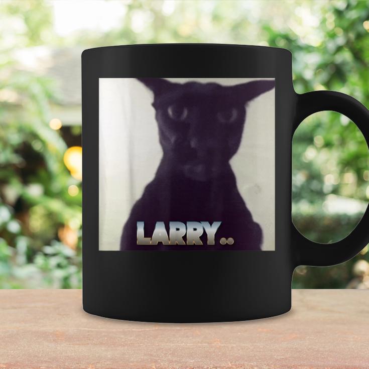 Evil Larry Meme Larry Cat Meme Cursed Memes Brainrot Memes Coffee Mug ...