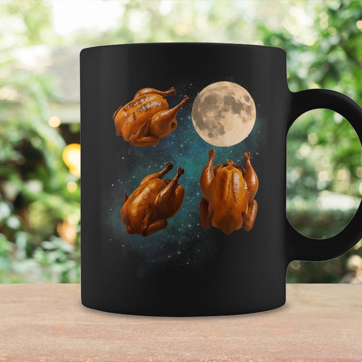 Roast Turkey Howl At Moon Meme Thanksgiving Humor Food Coffee Mug | Mazezy