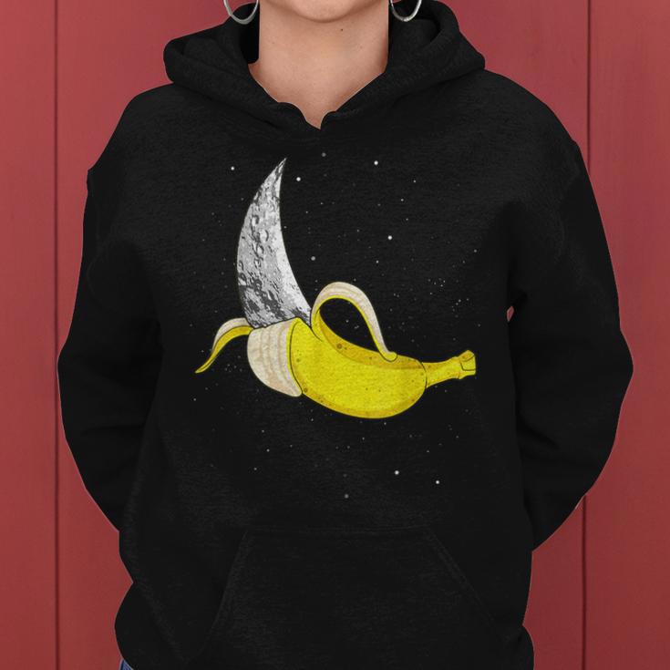 Moon Banana Plantain Amusantpace Food Weird Fruiturréaliste Sweat à ...