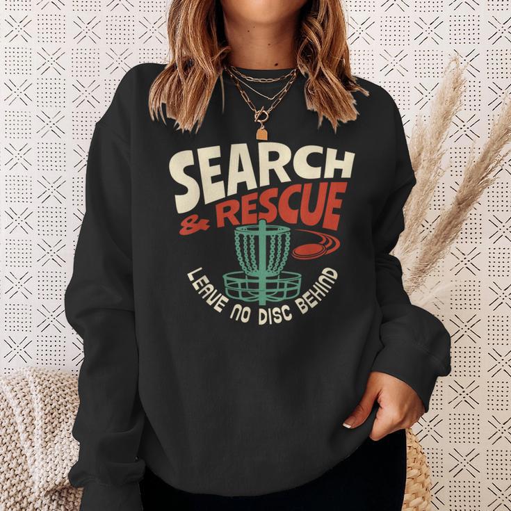 Search & Rescue Leave No Disc Behind Disc Golf Player Sweatshirt ...