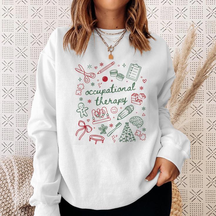 Christmas Occupational Therapy Ot Therapist Appreciation Sweatshirt ...