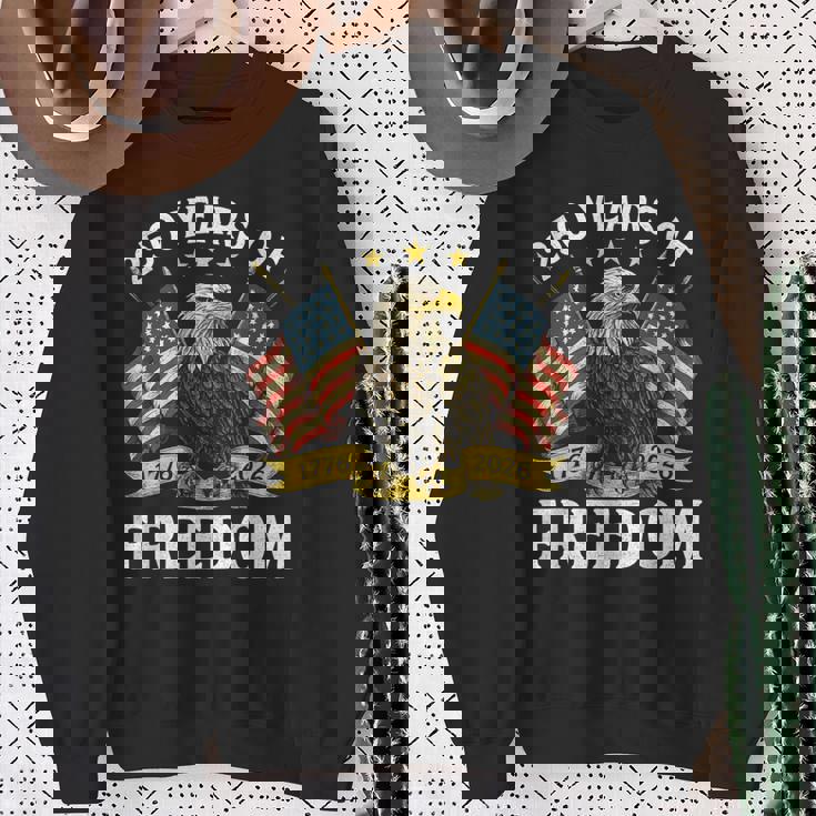 250 Years Of Freedom 1776 2026 Bald Eagle 250Th Birthday Sweatshirt ...
