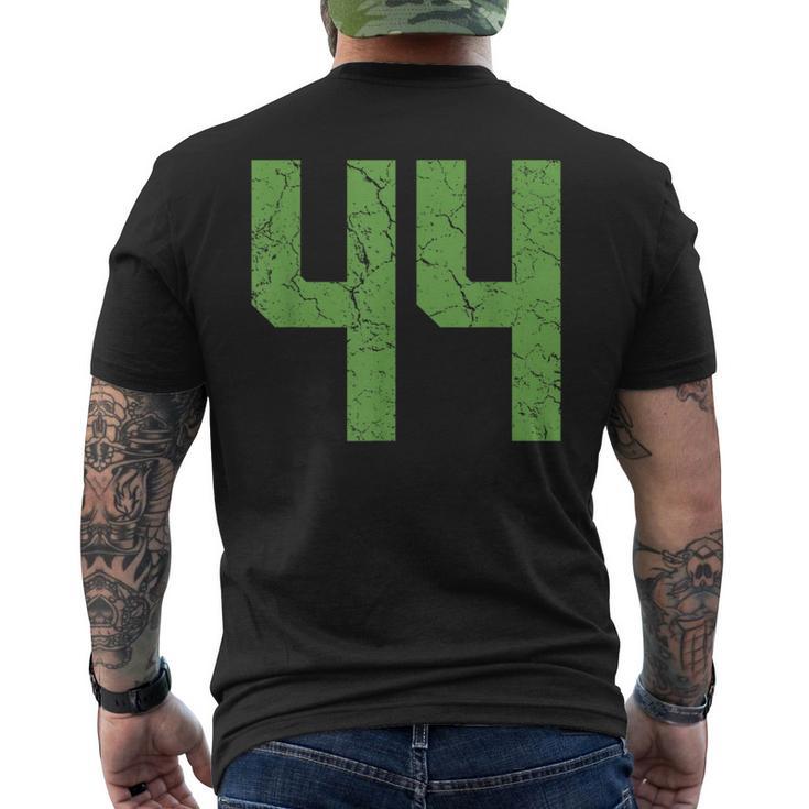 Grass Green Number 44 Jersey Player Uniform 44 Fan Men's Back Print T ...
