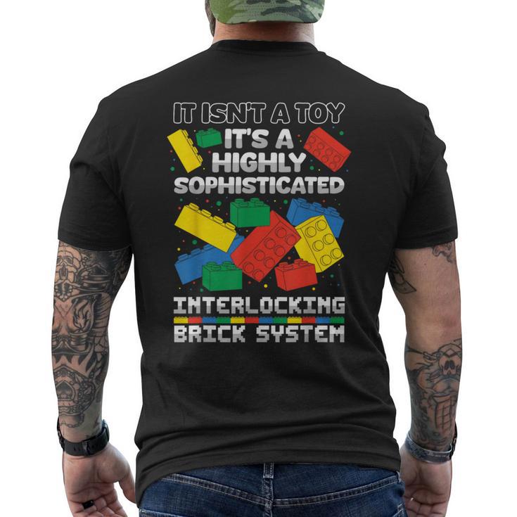 It Isn't A Toy It's Interlocking Brick System Brick Builder Men's T ...