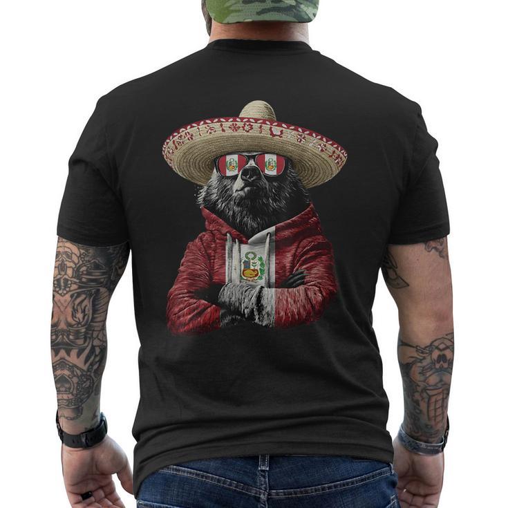 Peru Flag Peruvian Flag Peruvian Pride Peruvian Roots Men's Back Print ...