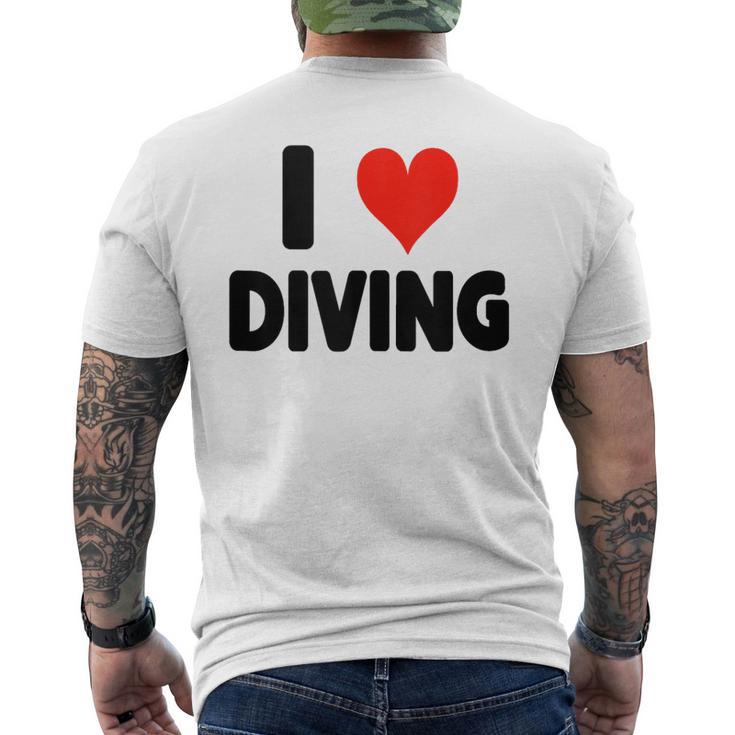I Love Diving Heart Diver Deep Cave Open Water Rescue Tank Top Men's ...