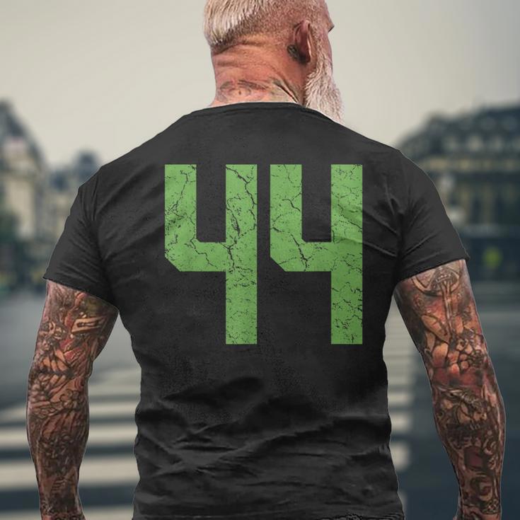 Grass Green Number 44 Jersey Player Uniform 44 Fan Men's Back Print T ...