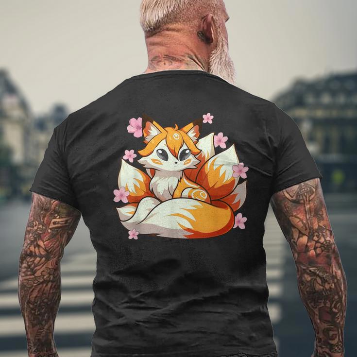 Kitsune Japonais Renard À Neuf Queues Créature Mythique T-shirt imprimé ...