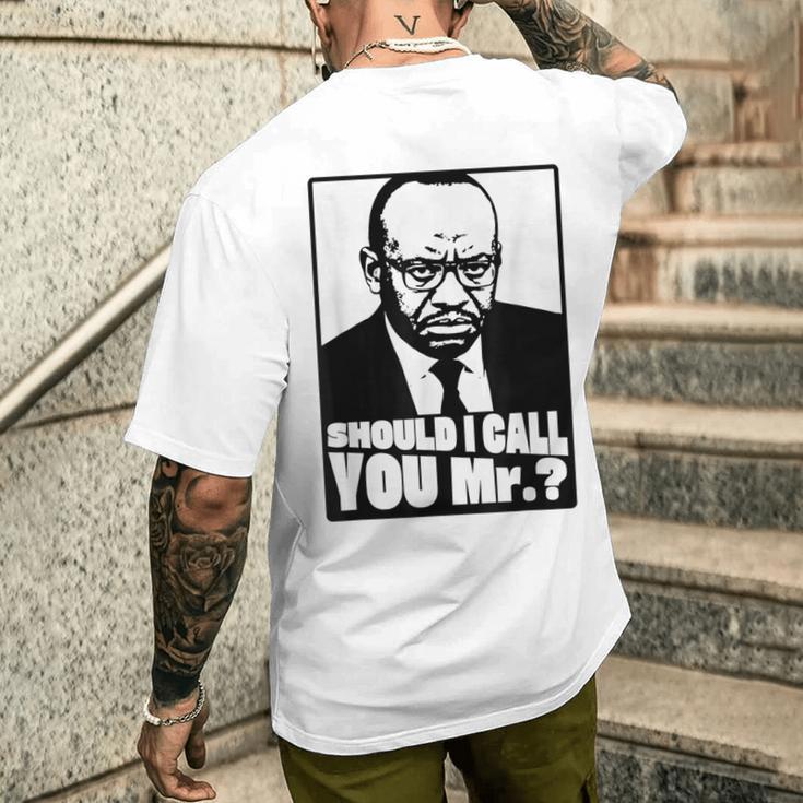 Should I Call You Mr Uganda Meme Men's Back Print T-Shirt | Mazezy