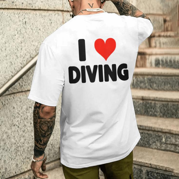 I Love Diving Heart Diver Deep Cave Open Water Rescue Tank Top Men's ...