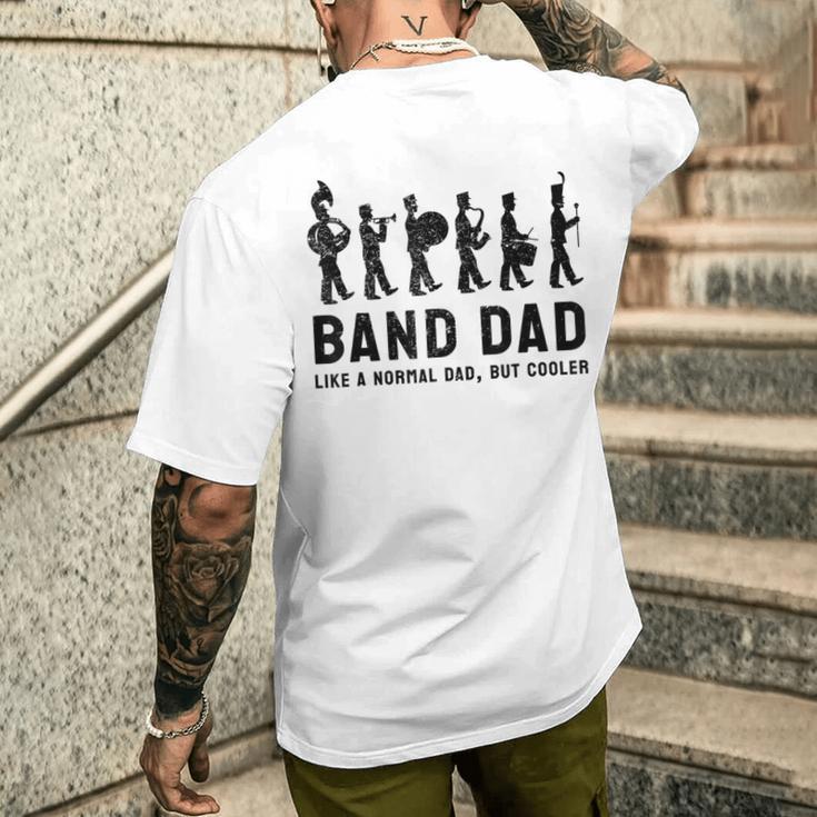 Marching Band Dad Definition Men's T-shirt Back Print - Seseable