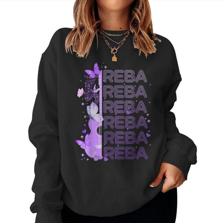 Vintage Reba Name Retro Style 70S 80S First For Women Women Sweatshirt ...