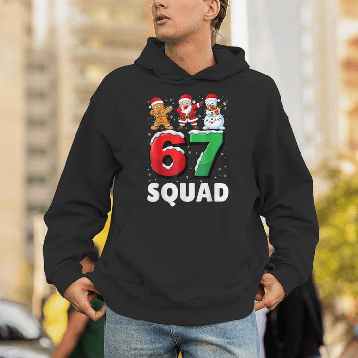 67 Six Seven Meme Brainrot 67 Christmas Squad 6 7 Hoodie | Mazezy