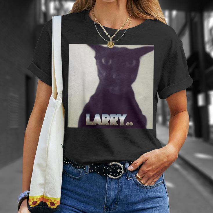 Evil Larry Meme Larry Cat Meme Cursed Memes Brainrot Memes T-Shirt ...