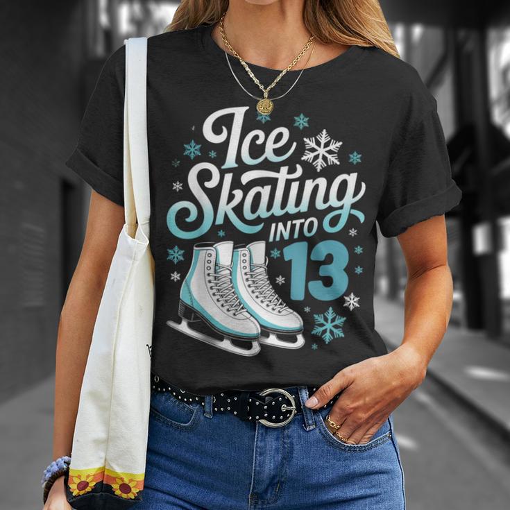 Ice Skating Into 13 Ice Skating 13th Birthday Figure Skating T-Shirt ...