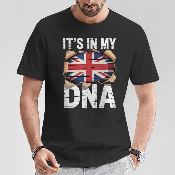 It’s In My DNA British Roots UK Flag Heritage United Kingdom T-Shirt ...