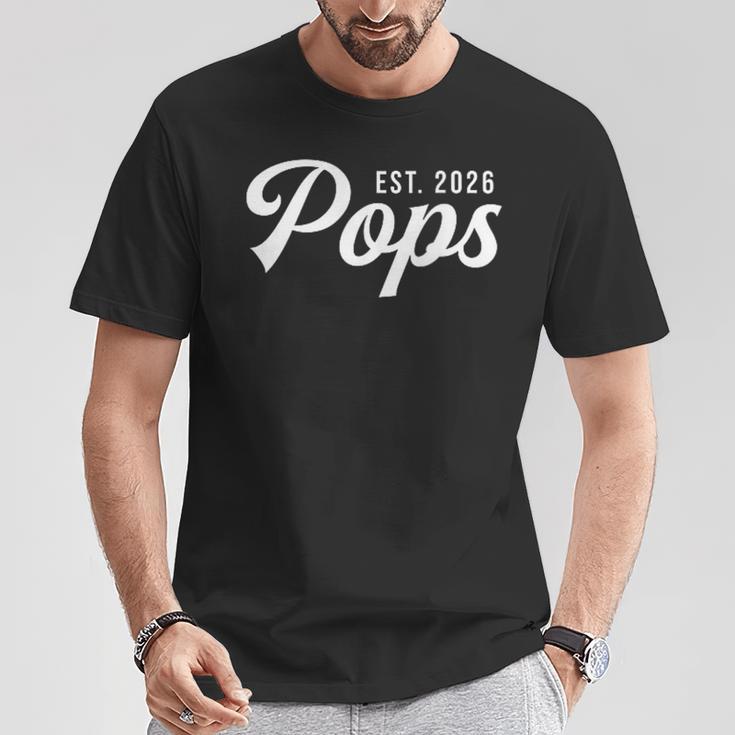Pops Est 2026 Promoted To Pops 2026 New Pops Tank Top T-Shirt | Mazezy
