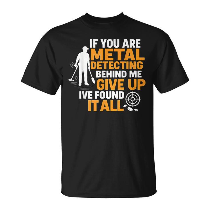 Metal Detector Detecting Present T-Shirt | Mazezy