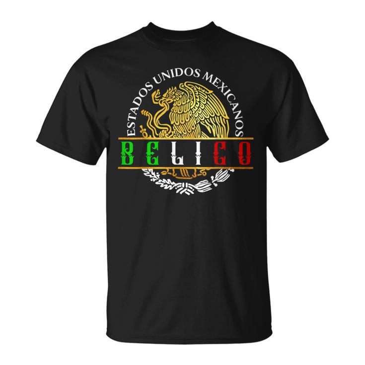 Mexican Badass Slang Words Mexico Belico Chicano Tumbado T-Shirt | Mazezy