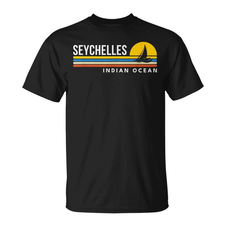 Seychelles Indian Ocean Merch Africa Retro Souvenirs Sailing T-Shirt ...