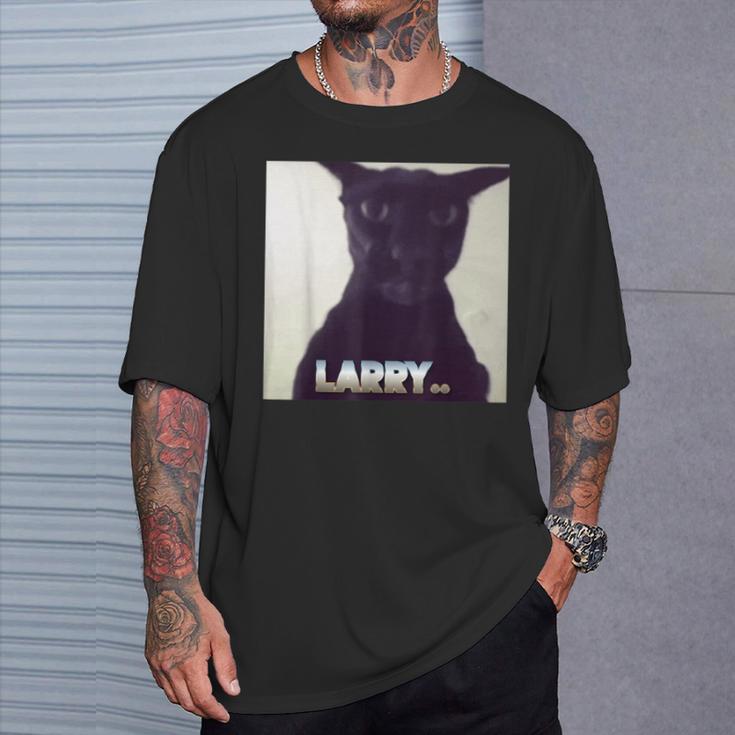 Evil Larry Meme Larry Cat Meme Cursed Memes Brainrot Memes T-Shirt ...