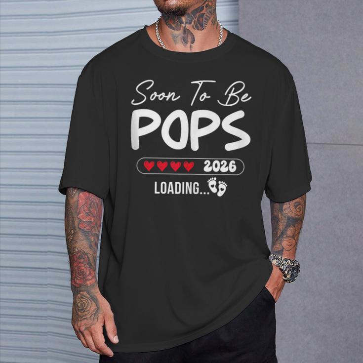 Soon To Be Pops 2026 Loading Promoted To Pops Est 2026 Tank Top T-Shirt ...