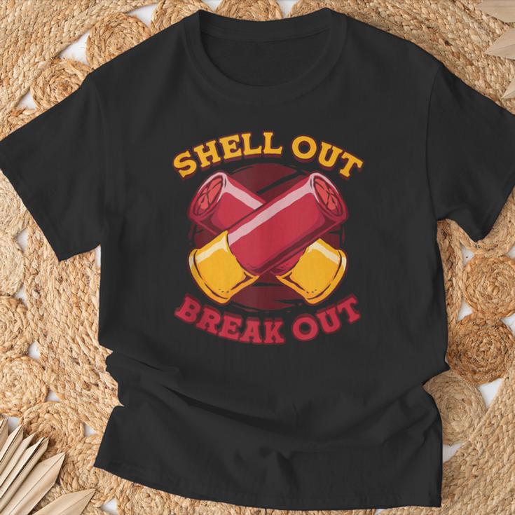 Clay Shooting Shell Out Break Out Tank Top T-Shirt | Mazezy