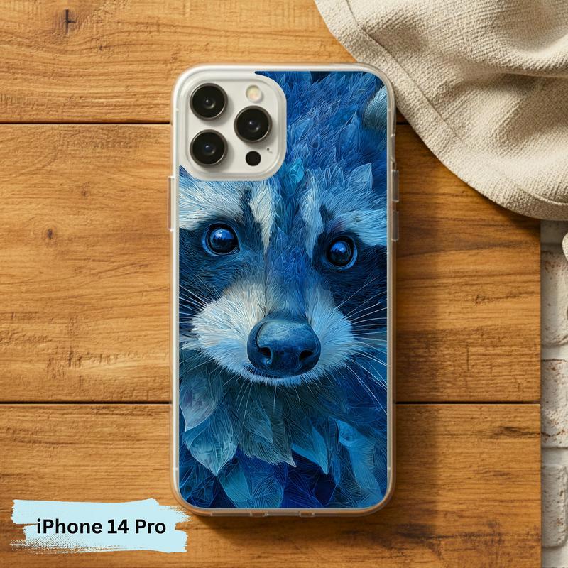 Ice Crystal Winter Raccoon Phone Case iPhone - Raccsy